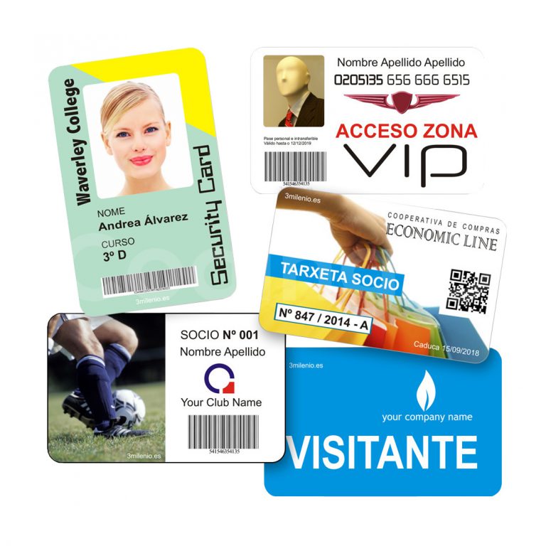 Impresión de Gafete y Carnets de PVC a color Doble Cara | Codingid.com ...